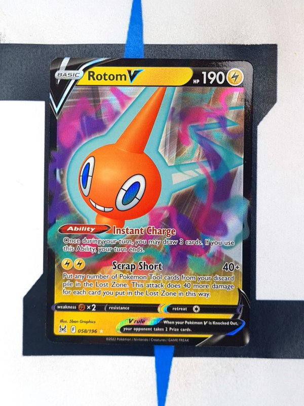 Rotom V LOR 058 - Lost Origin Pokemon Karten Englisch