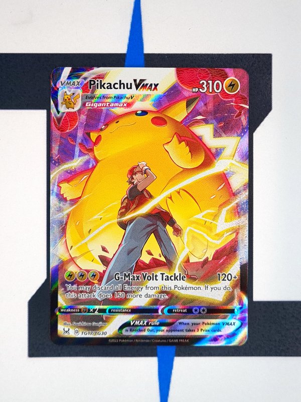 Pikachu VMAX LOR TG 17 - Lost Origin Pokemon Karten Englisch