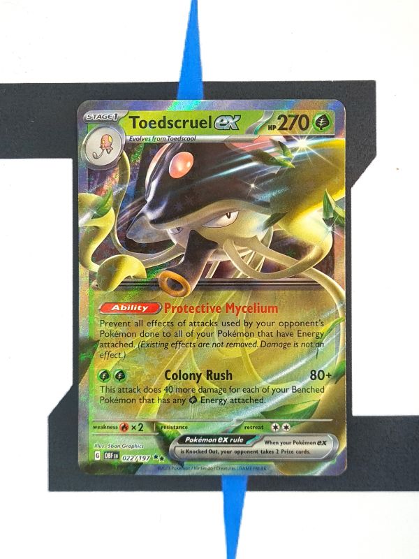 Toedscruel ex OBF 022 - Obsidian Flames Pokemon Karten