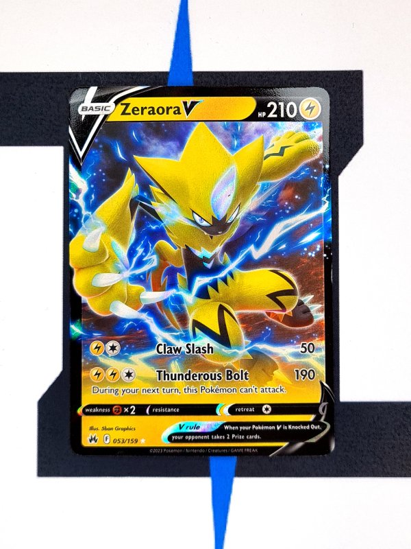 Zeraora V CRZ 053 - Crown Zenith Pokemon Karten Schweiz